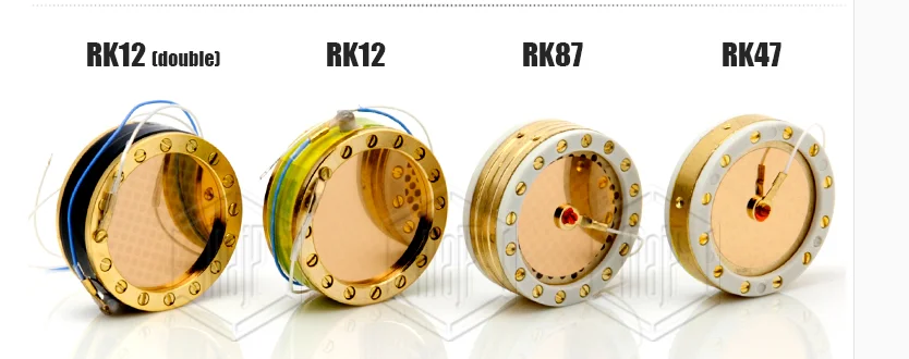 C12 Large Golden Dual Side Diaphragm Microphone Capsule 34mm