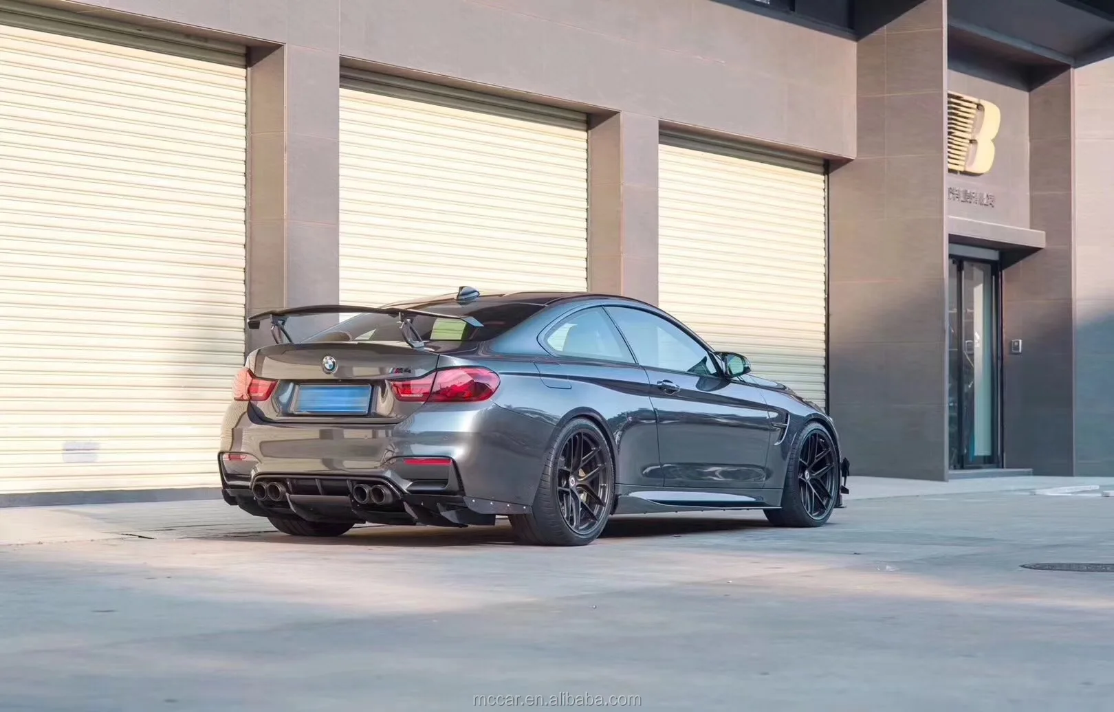 Oem V Style Carbon Fiber Rear Spoiler For Bmw M4 M3 M2f82 F80 F87 Gt ...