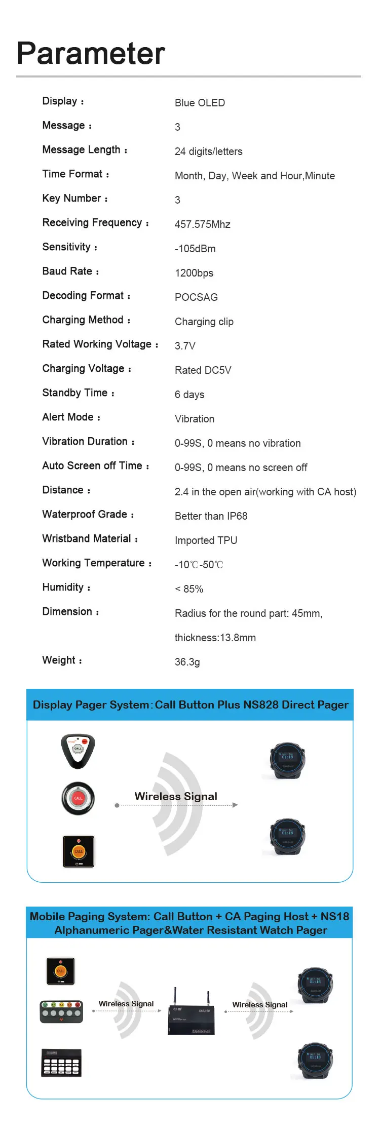 Distributor Wanted 18 Years Factory MMCall Restaurant Waiter Table Call ...