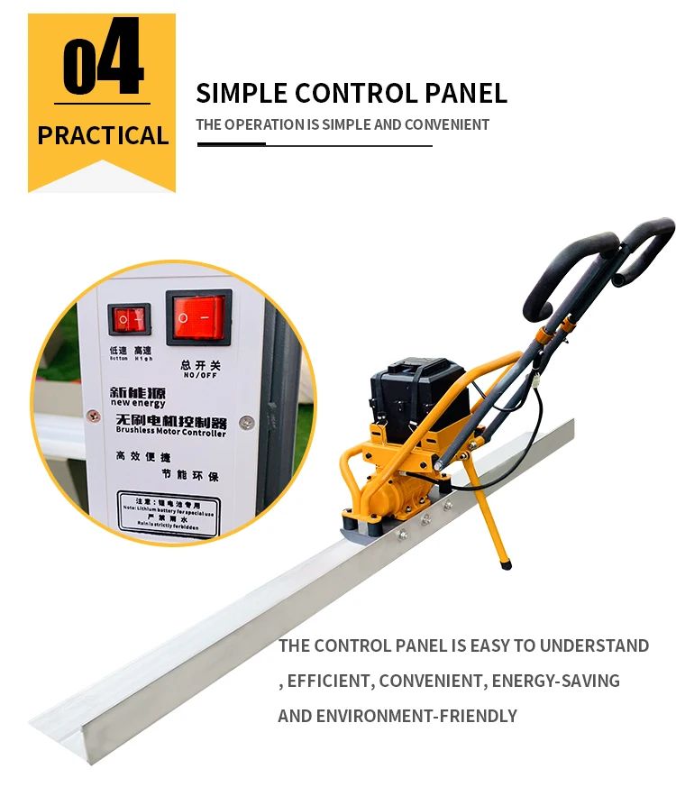 Floor Ground Leveling Tool - Concrete Vibrator Power Screed