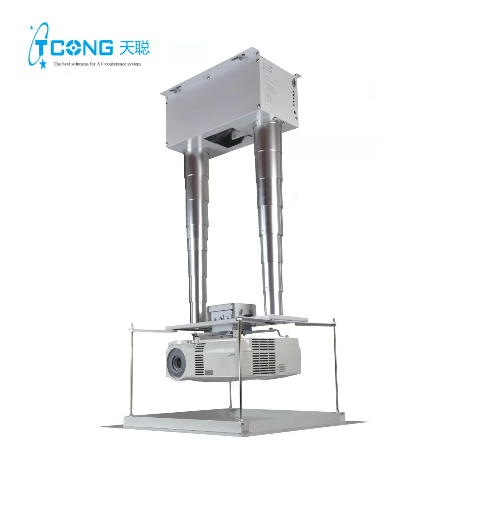 Telescopic Projector Lift - Quiet, Customizable, and Durable