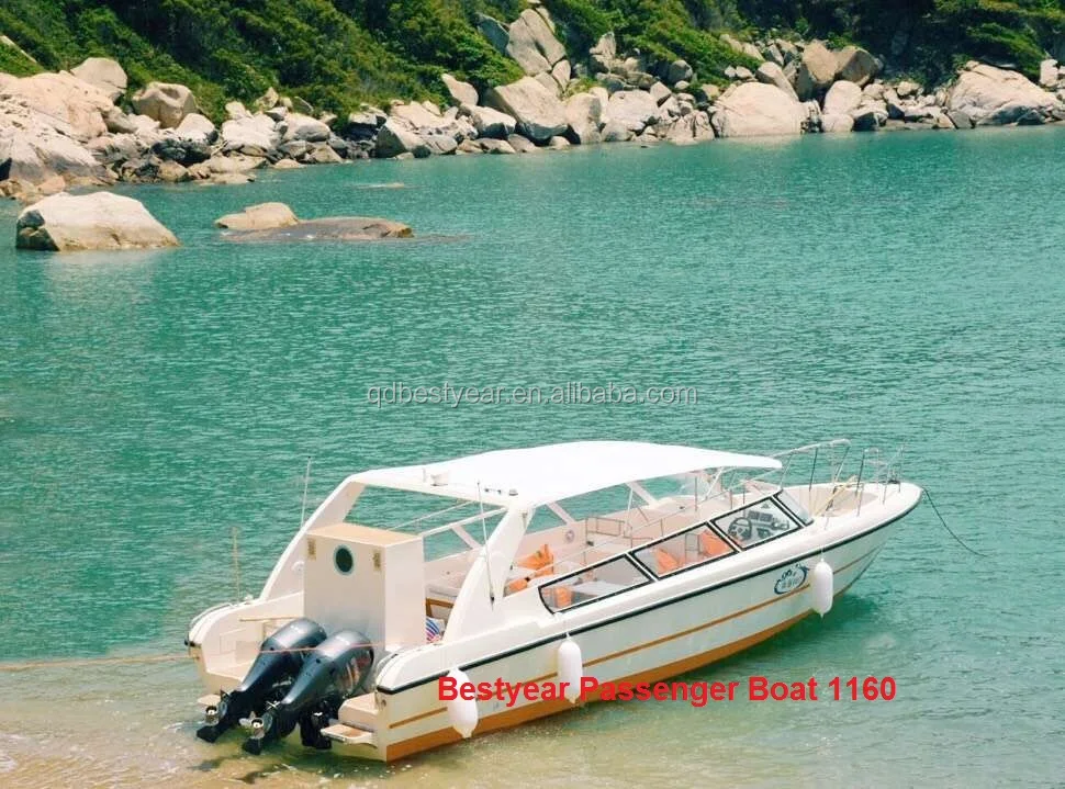 Fiberglass Cuddy Passenger Yacht Speed Touring Boat for Sale