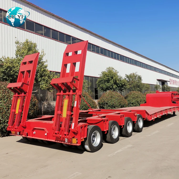 Heavy Duty 40ft Lowboy Trailer - 80-200 Ton Capacity