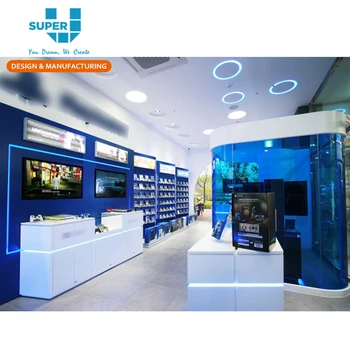 Modern Electronics Shop Decoration Design Professional Store Interior ...