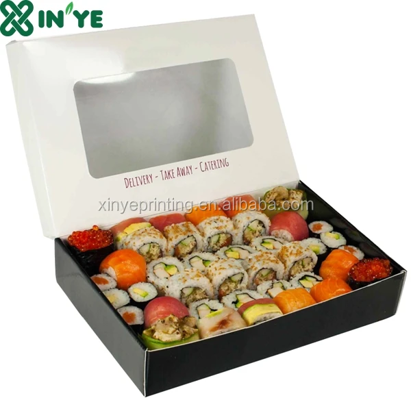 Custom Logo Food Packaging - Sushi to Go Boxes