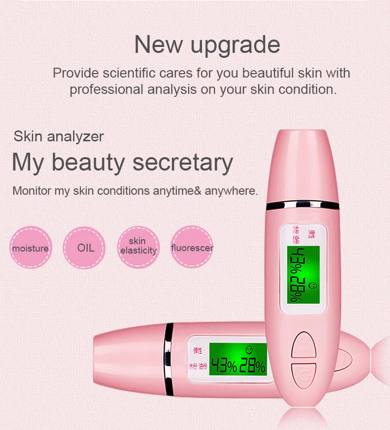 New Promotion Cosmetic Tool Electric Intelligent Skin Detector For Skin ...