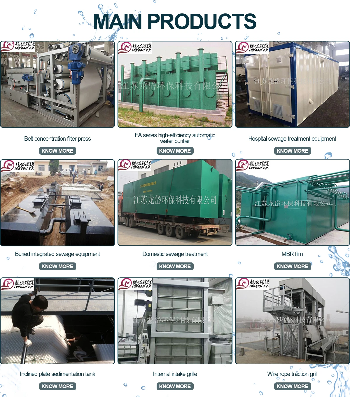 Jiangsu longdai Environmental Protection Group Co., Ltd - Water ...