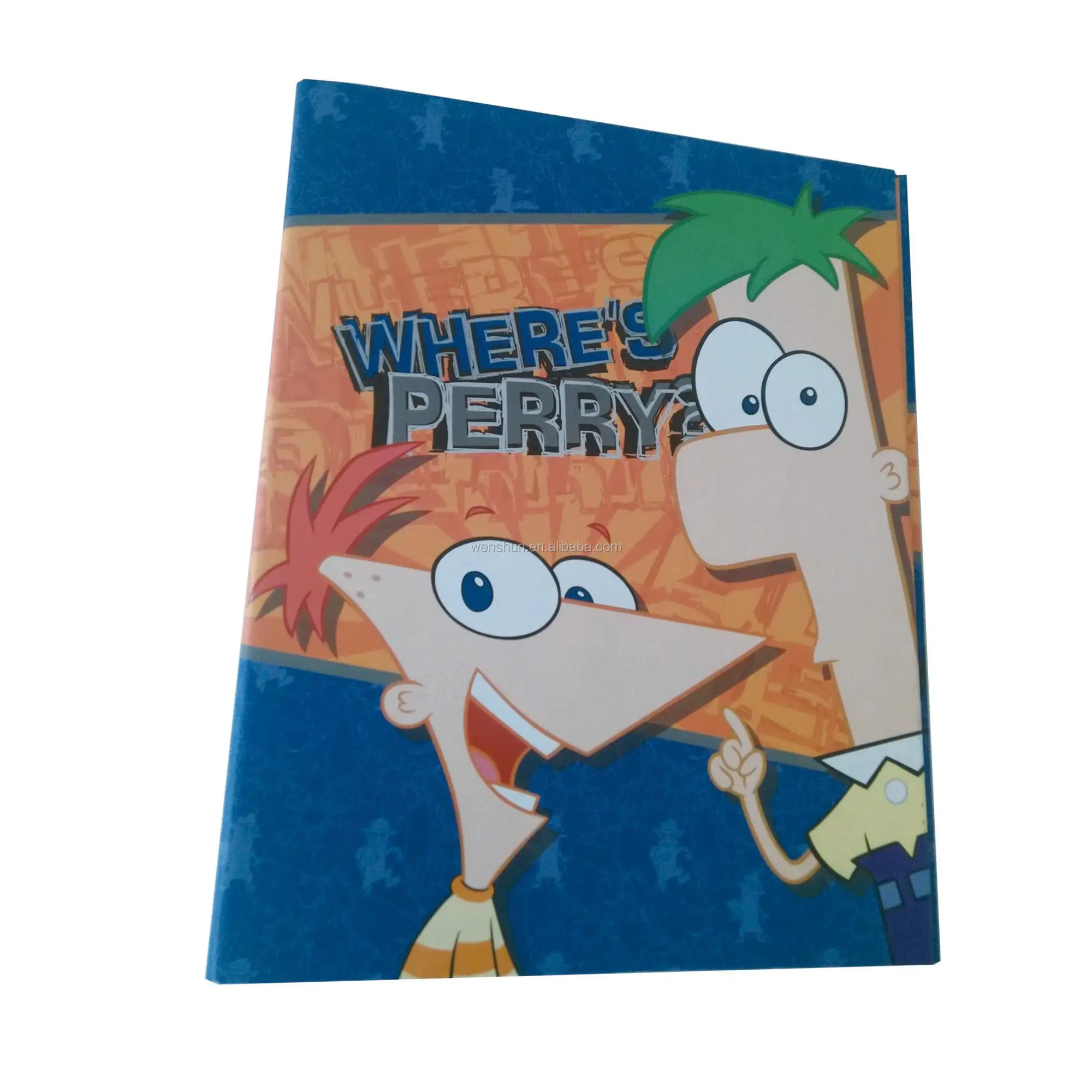 Custom Printed Paper Hard Cover A4 Size 3 Ring Binder File Folder - Buy ...