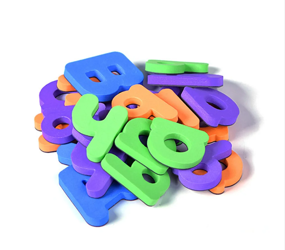 Educational Toys Set Foam Alphabet ABC Magnets with Storage