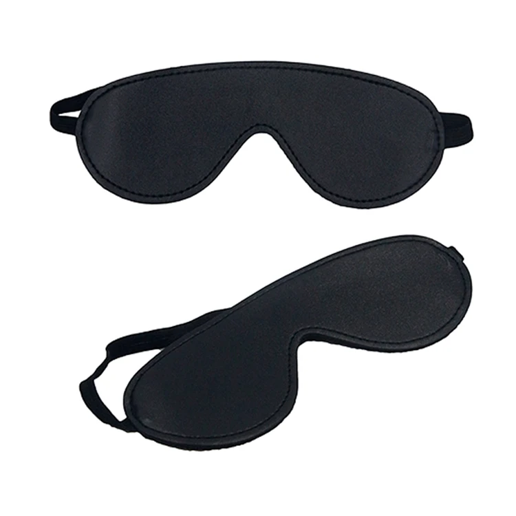 Black Color Pu Leather Eye Mask For Sm Sex Toy For Women T Bundle