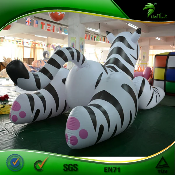 Ride on Inflatable Tiger - Hongyi Inflatable Zoo Toy