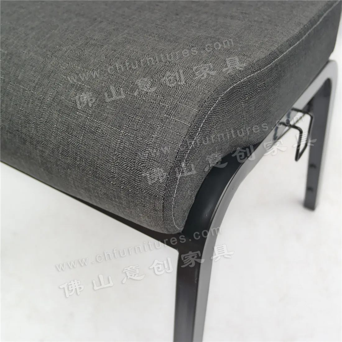 Durable Interlocking Stackable Auditorium Chairs for Church