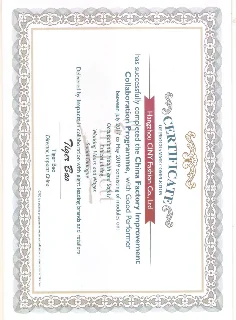 Company Overview - Hangzhou Conyson Garments Co., Ltd.