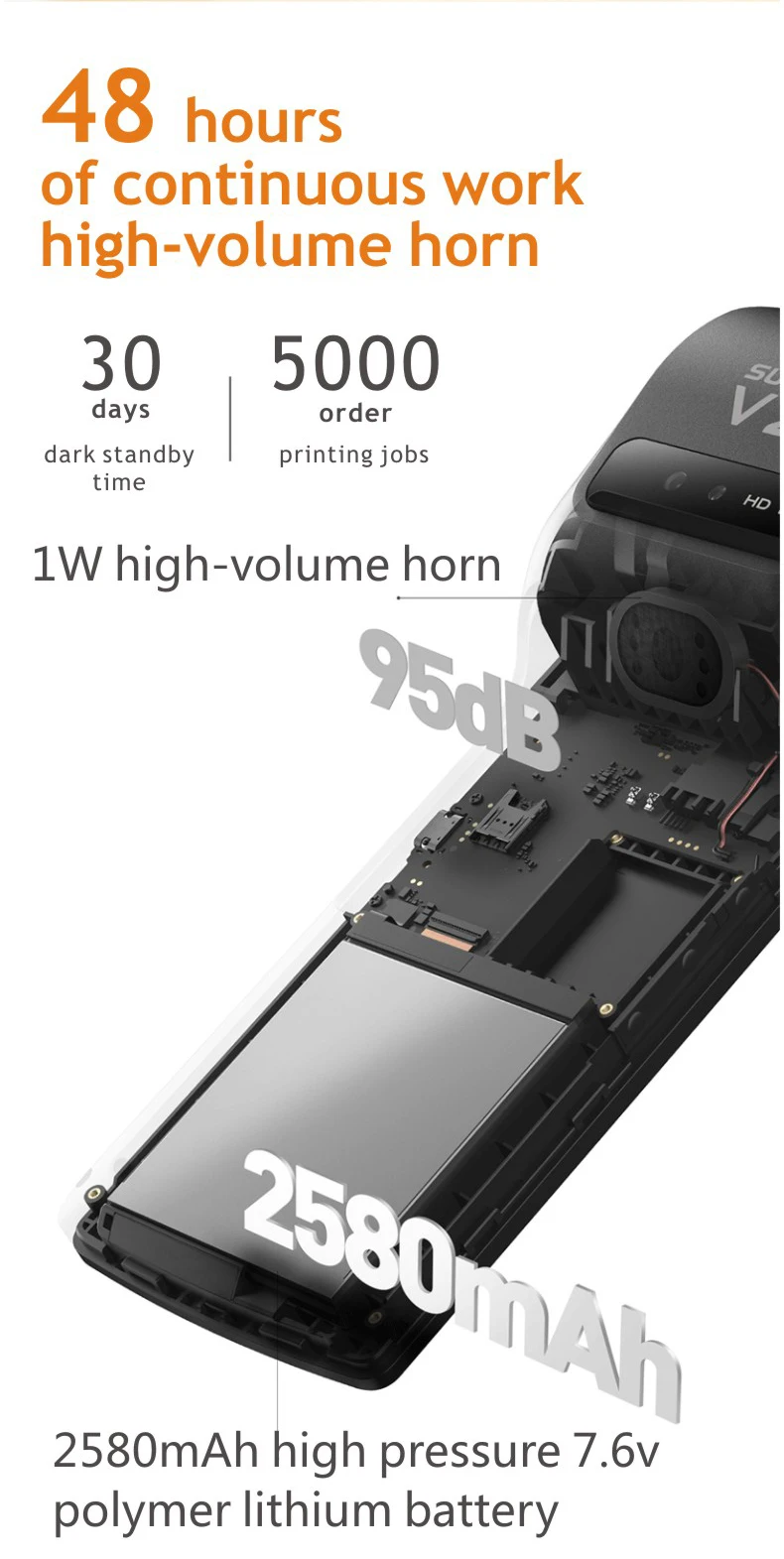 Sunmi V2 Pro - Advanced POS Terminal with Built-in Printer