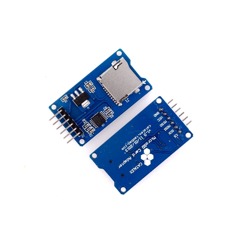 Hw-125 6pin Tf Card And Micro Sd Card Reader Module With Level Shifting ...