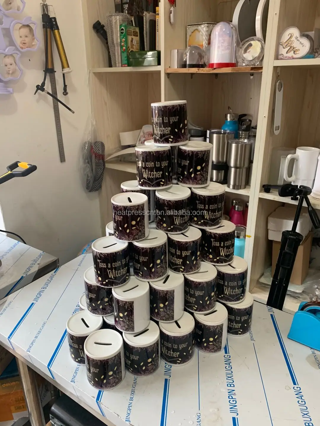 Sublimation Oem Design Tin Money Box Coin Bank Saving Box - Buy ...