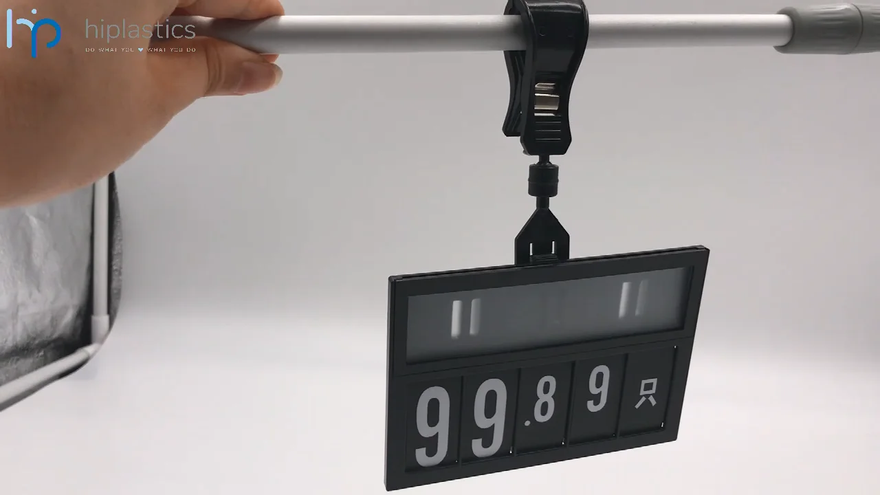 Retail Plastic Supermarket Display Hanging Shelf Price Tag Sign Label ...