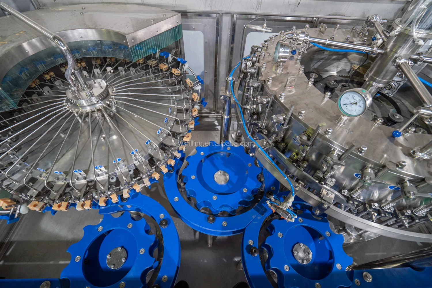 3-in-1 Triblock Glass Bottle Beer Filling Machine - Buy 3-in-1 Triblock ...