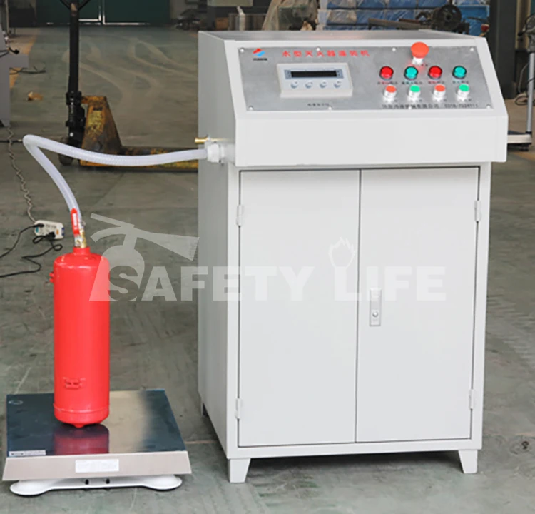 Semi-Automatic ABC Dry Chemical Fire Extinguisher Filling Machine ...