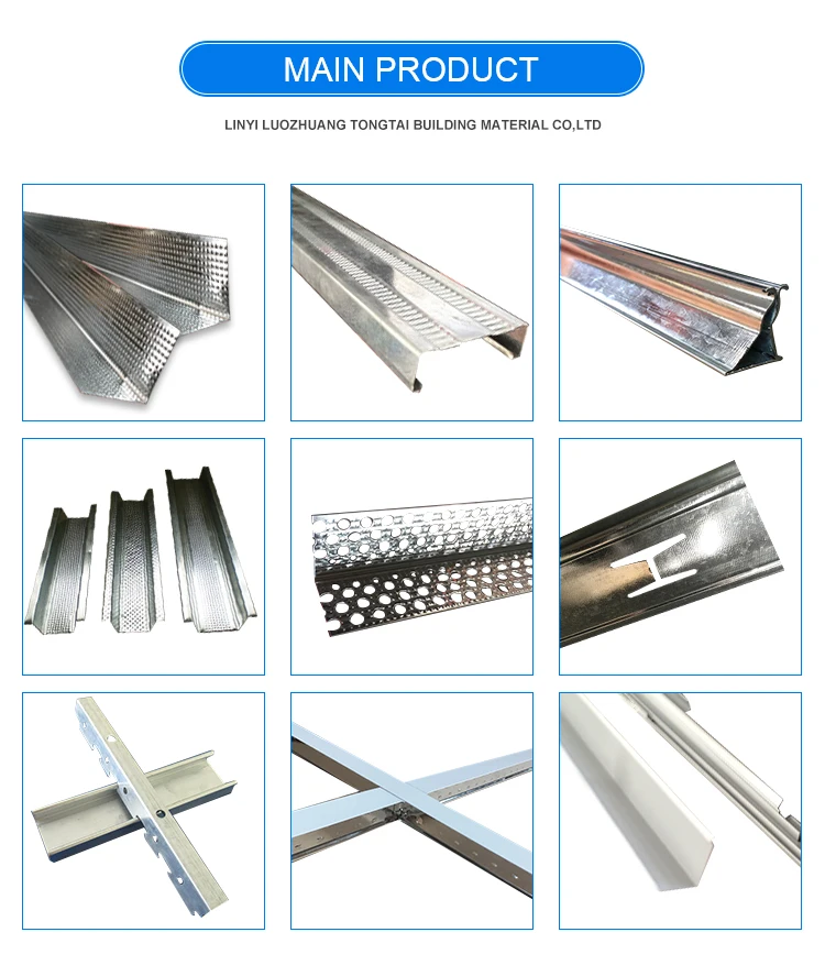 Galvanized Steel Omega Furring Channels for Gypsum Board