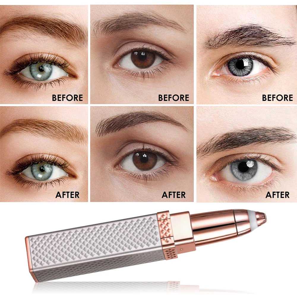 Usb Rechargeable Ce Fcc Msds Electric Eyebrow Trimmer Razor Epilator ...
