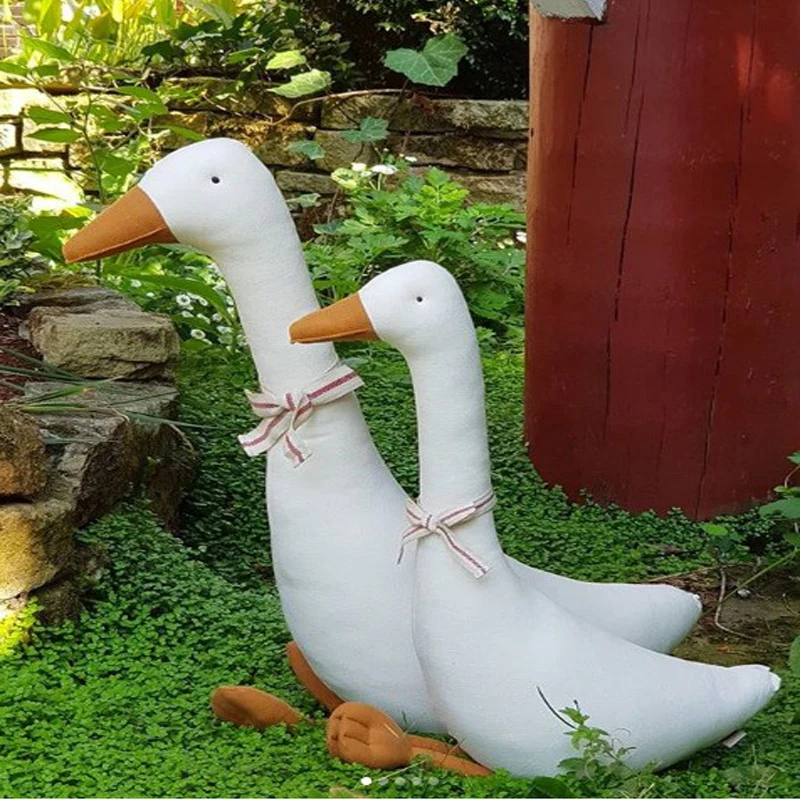 Ins Popular Cartoon Animal Silly Goose Baby Accompanies Doll Children ...