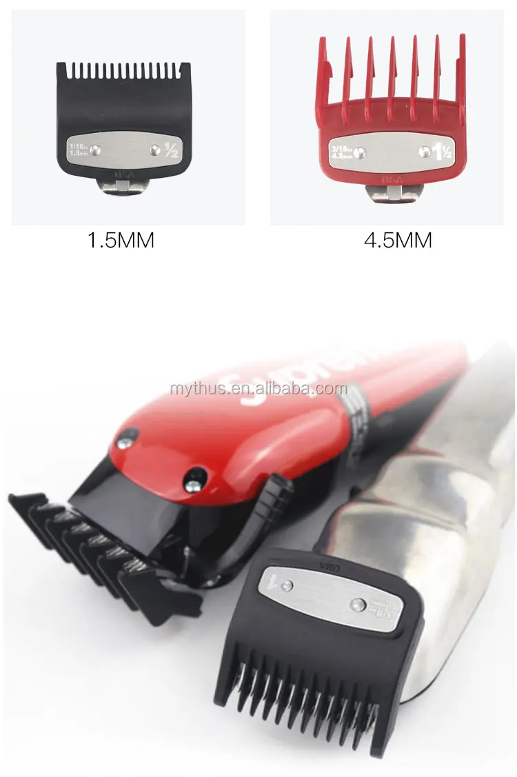 1.5mm,4.5mm Universal Hair Clipper Guards Replacement Hair Trimmer ...