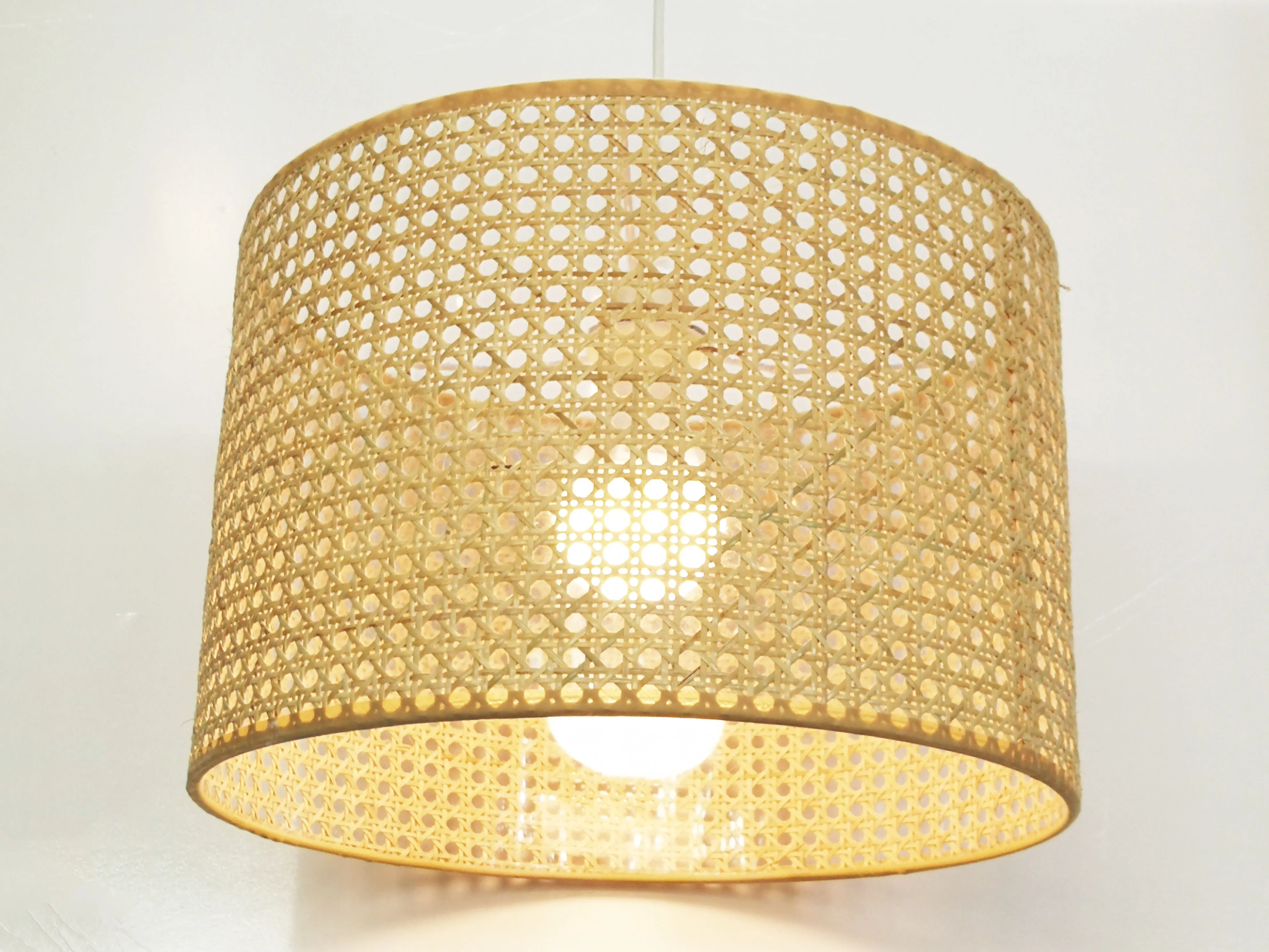 Modern Lattice Wicker Rattan Pendant Lamp Shade,Home Simple Decoration ...