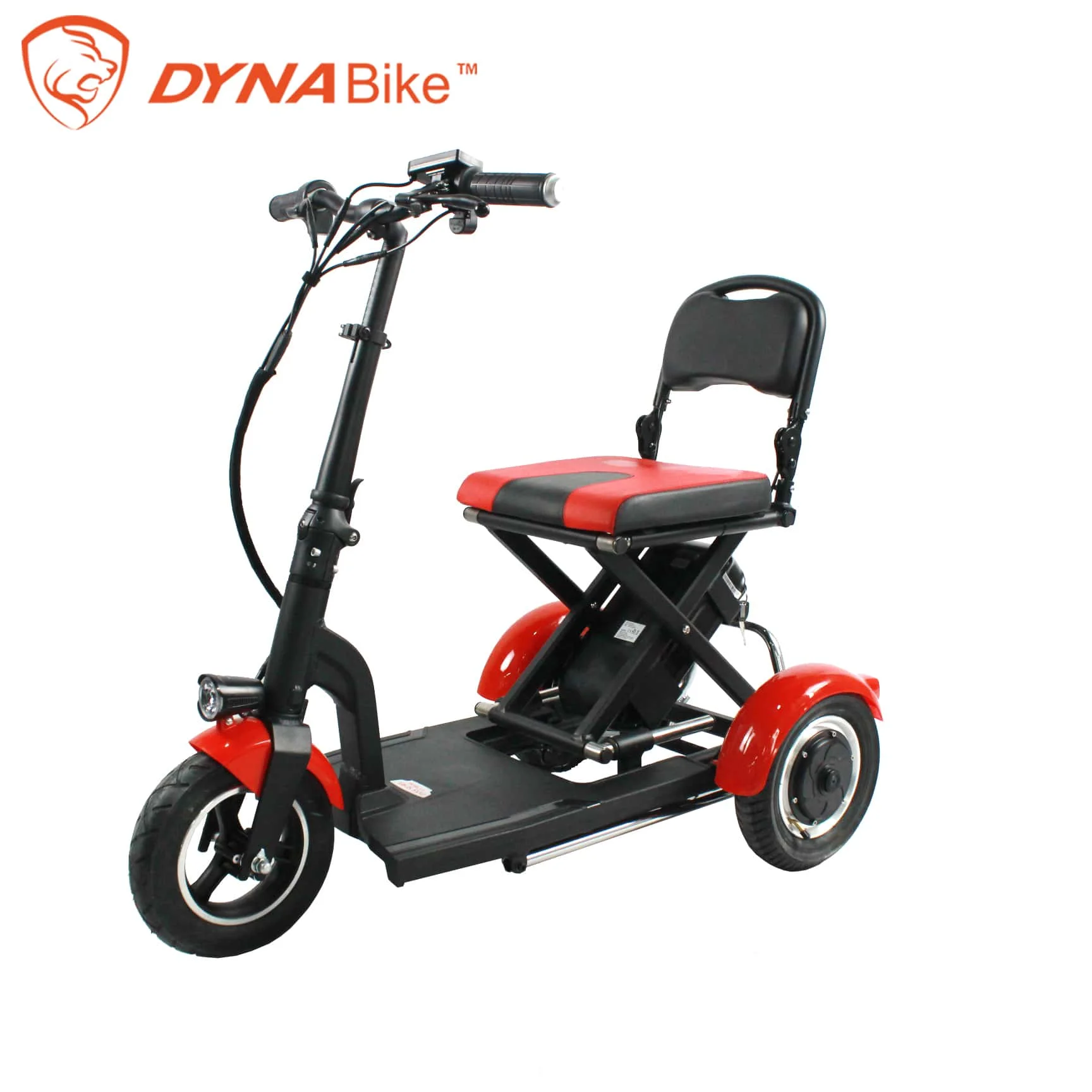 Aluminum Alloy 10" 3 Wheels Electric Power Folding Scooter