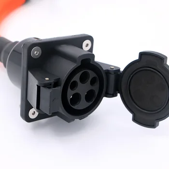 32a Sae J1772 Type 1 Ev Charging Socket Inlet Connectors For Electric ...