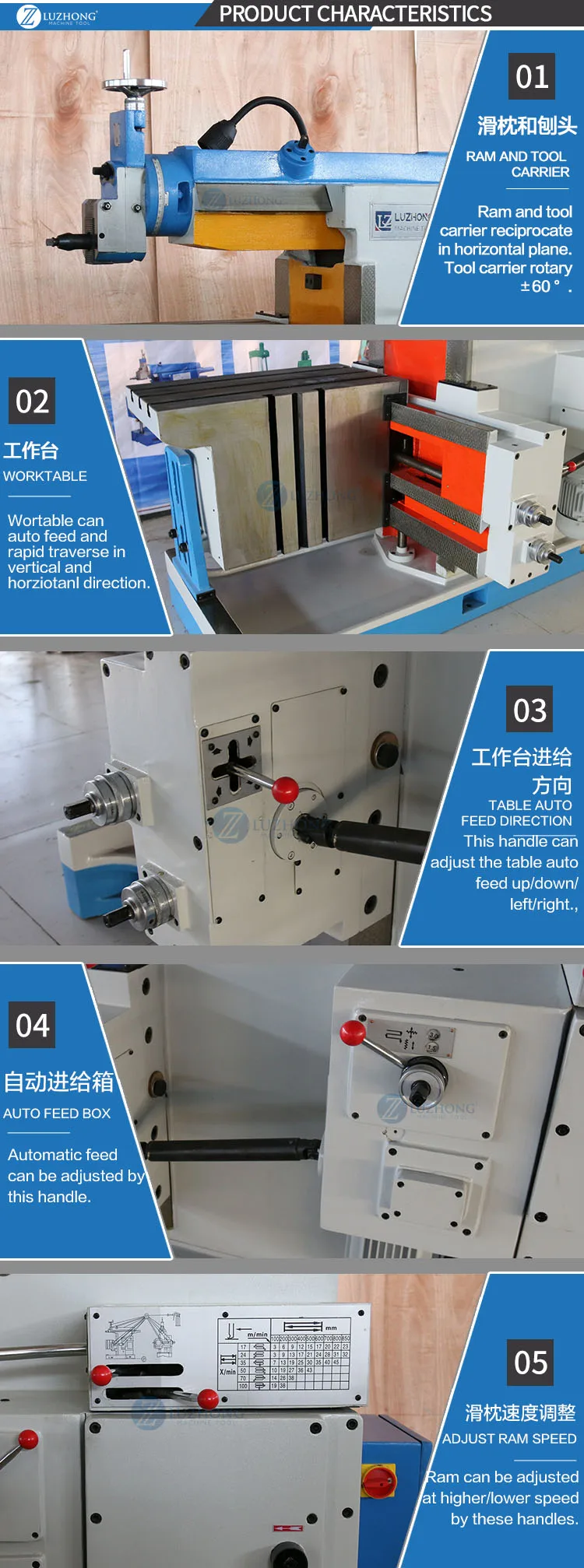 Shaping Machine Price BC6063 BC6066 Metal Shaping Machine