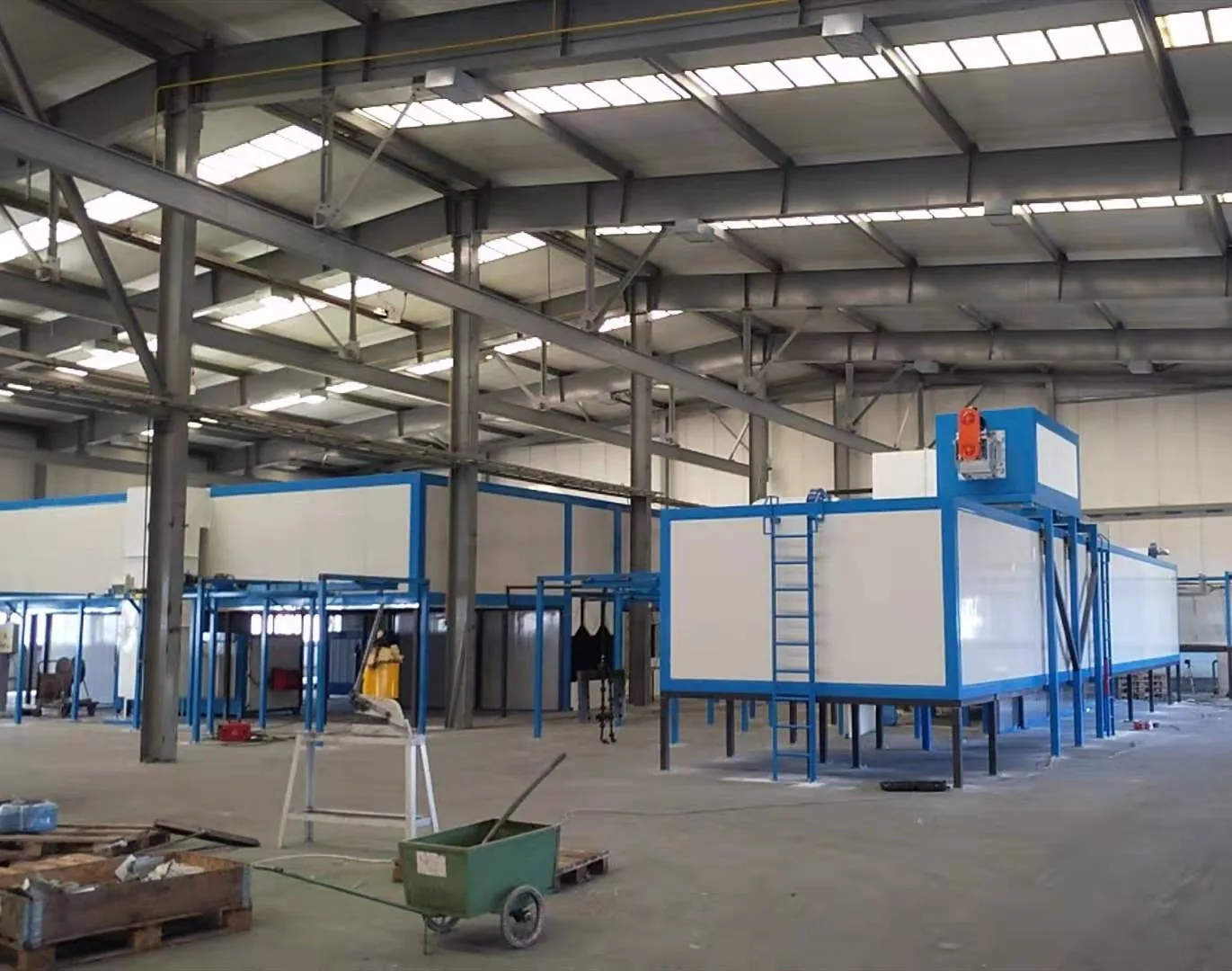 Galvanizing Semi-Automatic Powder Coating Line Equipment
