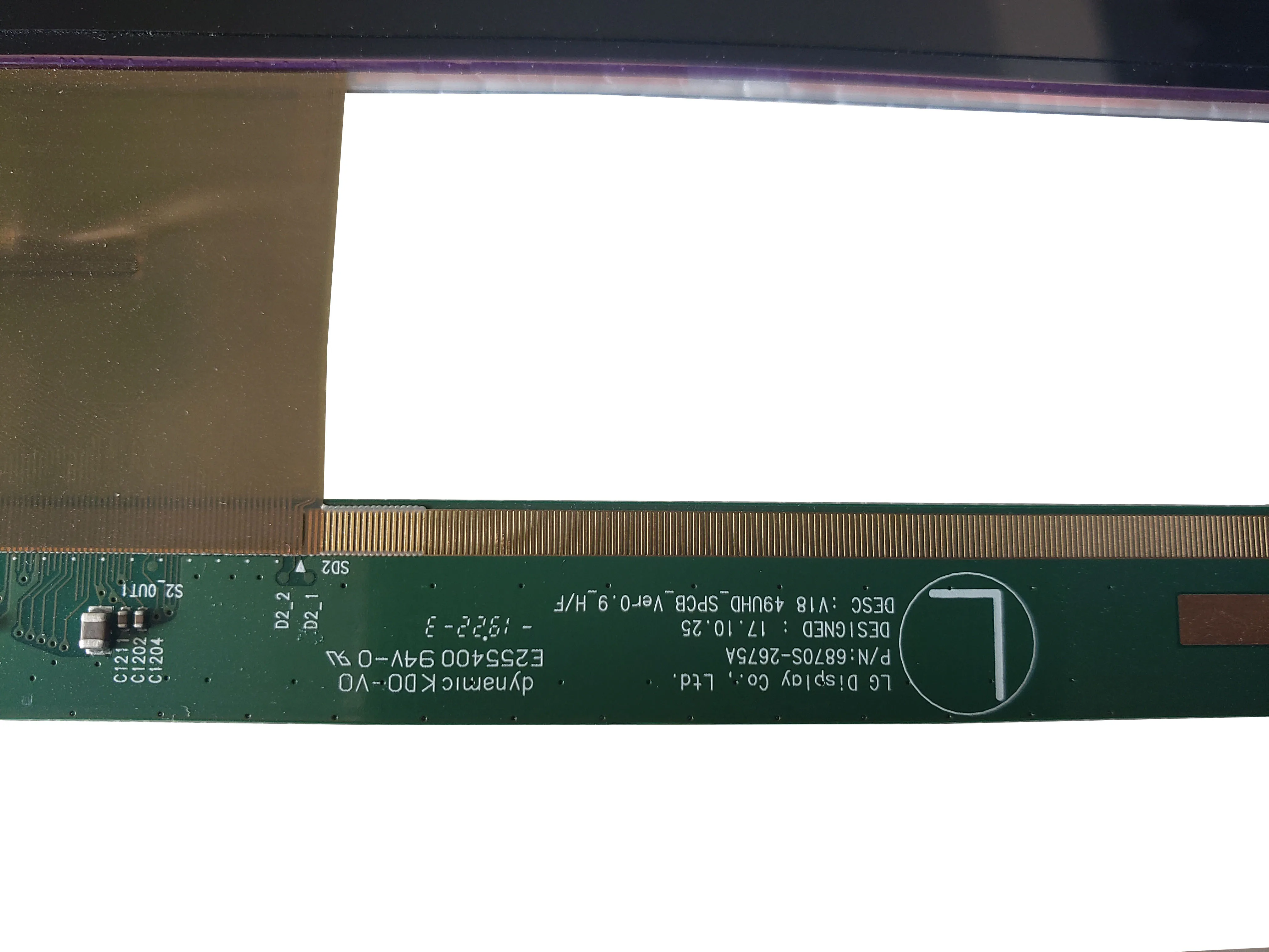 49 Inch Smart TV - QF LC490DGJ-SLA1 - A Grade LCD Screen