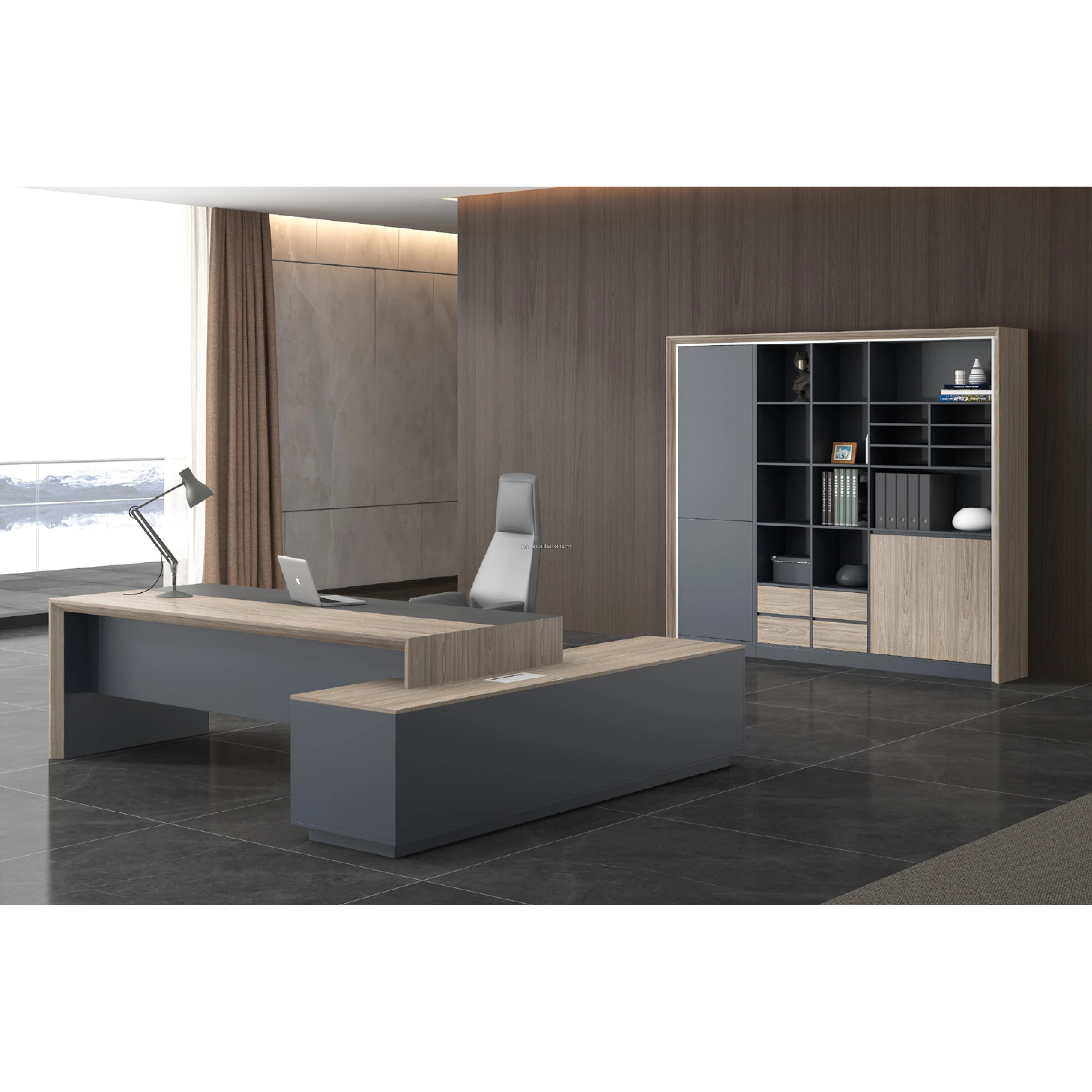 CEO Boss Desks - Modern Luxury Western Style Chairs Set