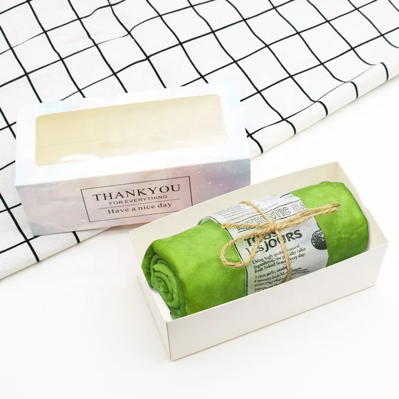 Customized Towel Packing Box Printed Napkin Container Box,Handkerchief ...