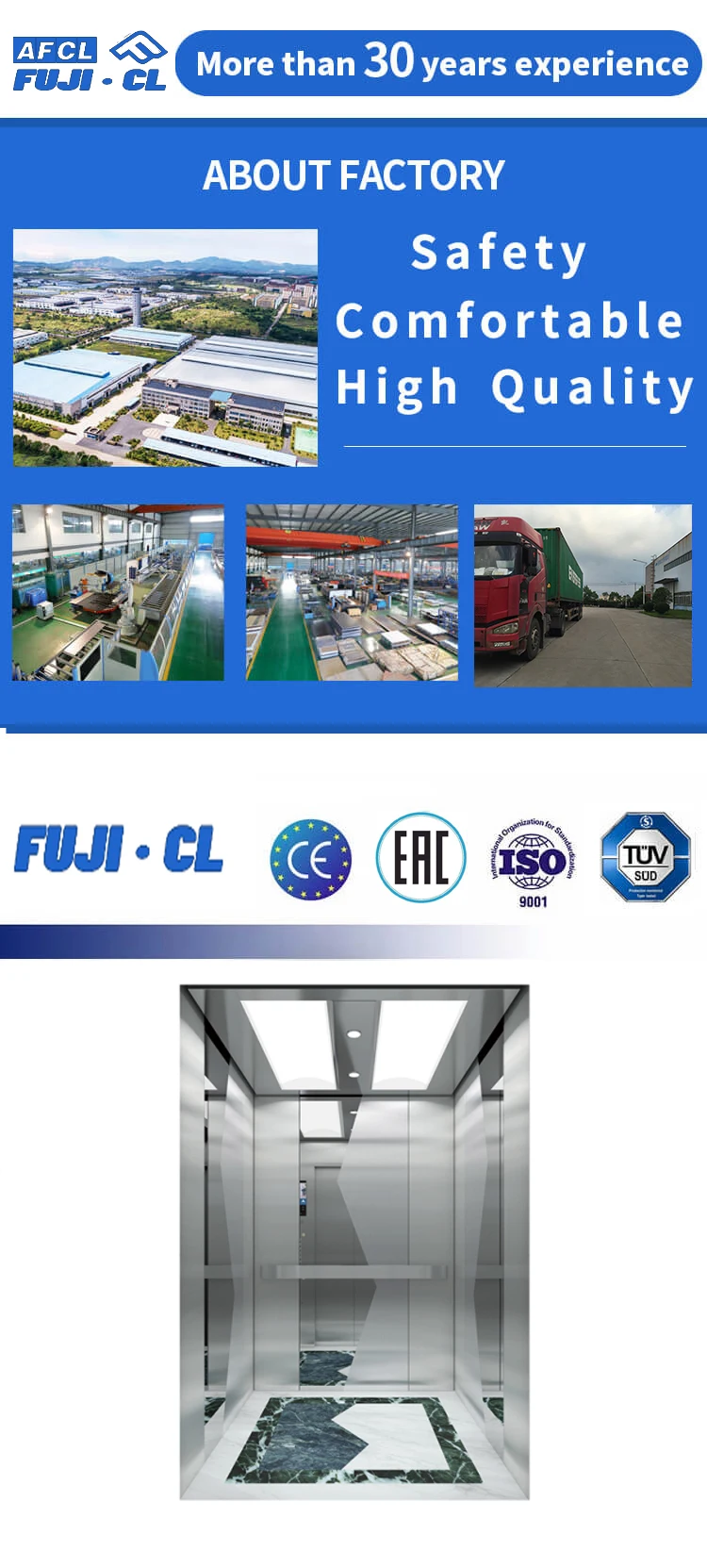 Factory Directly Supply Eita Console Elevator 12 Meter Elevators Spares ...