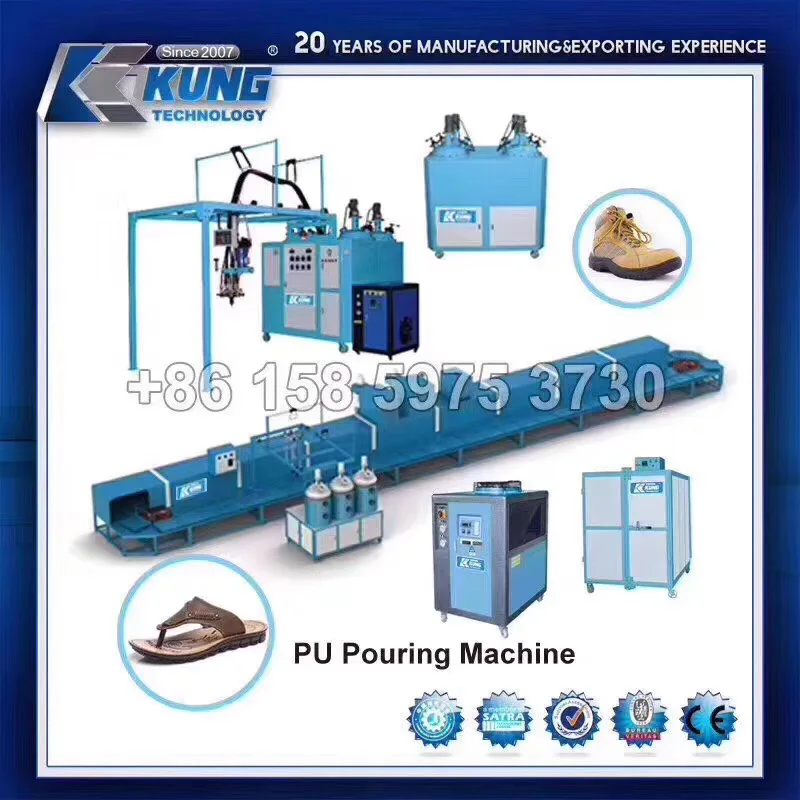 Banana Type PU Pouring Injection Machine for Safety Shoes