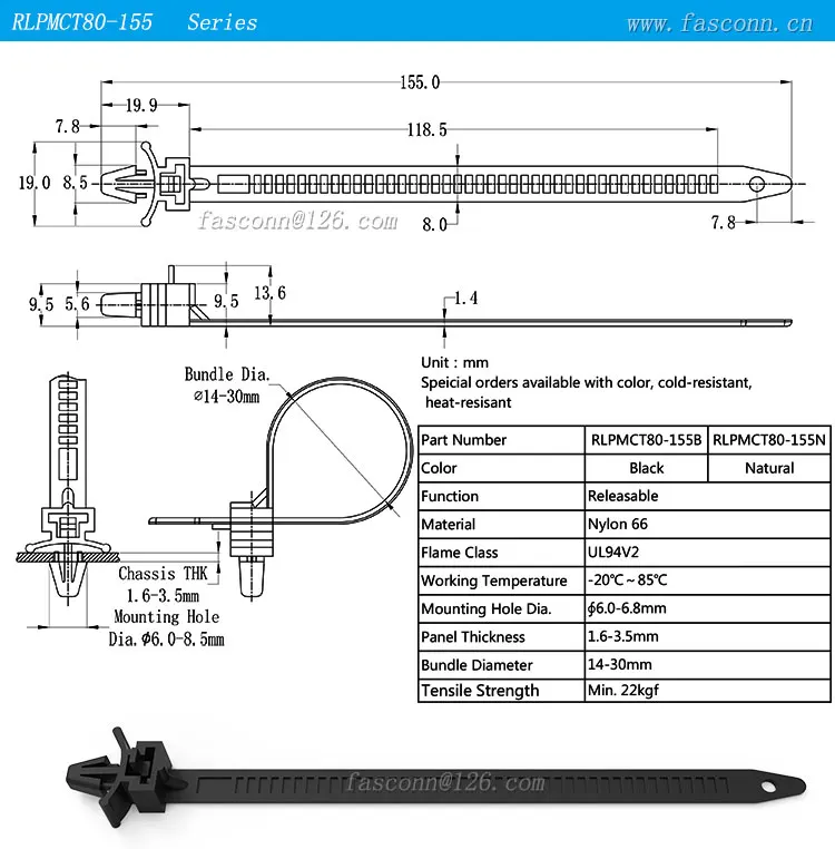 Push Mount Cable Tie Snap Lock,Winged Push Barb Cable Tie Mount With ...