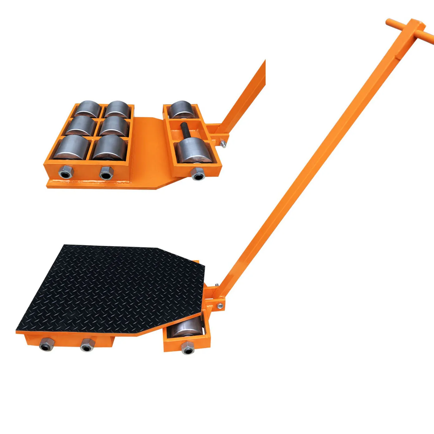 80T Heavy Duty Cargo Trolley Roller Skids - Durable & Efficient