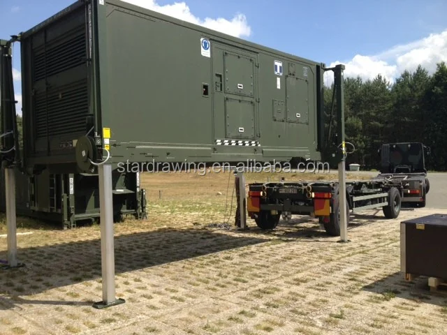 Ss Iso Container Lifting Jack Stand 5 To 40 Ton Load 1.8m Height ...