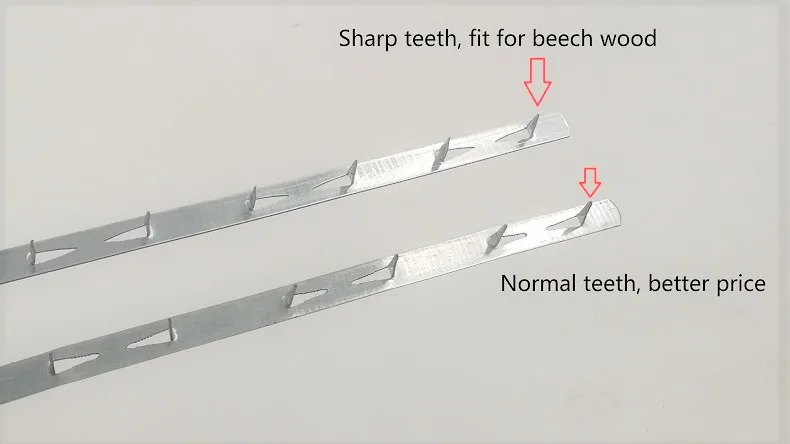 Sharper Teeth Edge Banding Sofa Component 1000mm Long