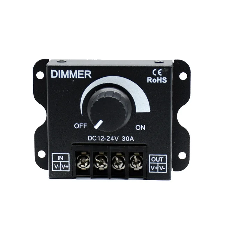 12v Dimmer Dc24v 30a Interruptor Brillo Ajustable Controlador Led De Un ...