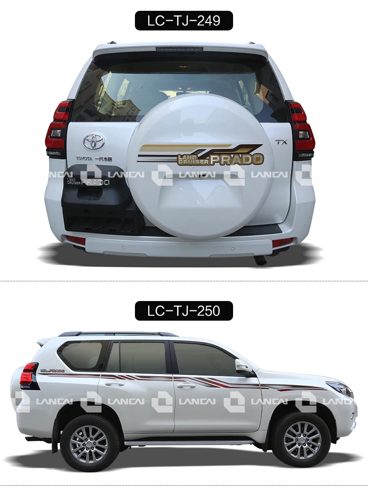 Prado 150 Suv Vinyl Vehicle Wraps Door Side Body Kit Decoration Prado ...