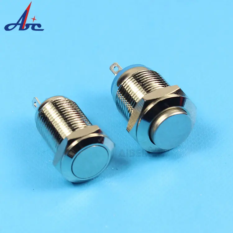 10mm Mimiture 1NO1NC 3pin Mechanical Push Button Switch