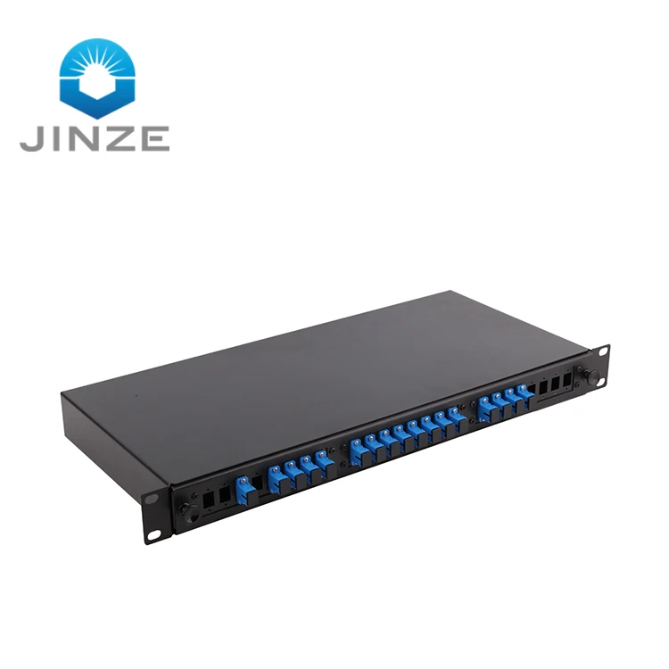 19 Inch 1U 2U Rack Mount Slide Rail Drawer Fiber Optic PLC Splitter for ...
