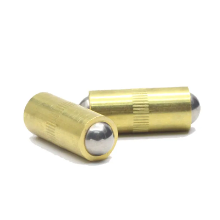 Double Side Ended Knurled Brass Spring Ball Plunger - Buy Ball Plunger ...