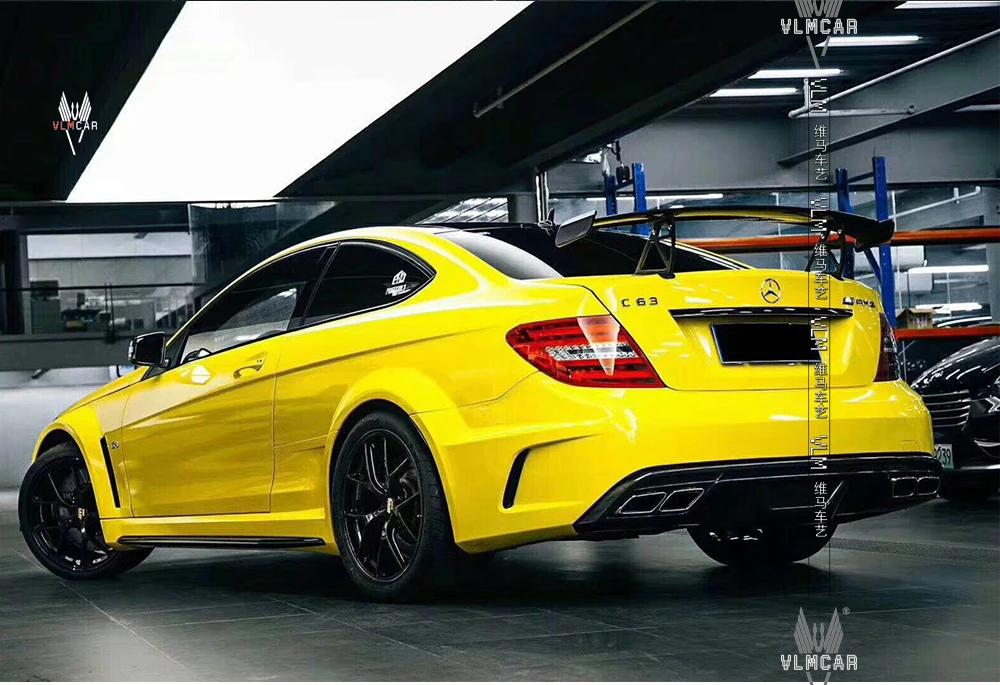 Black Series Bodykit for W204 C63 C Class - Wide Bodykit