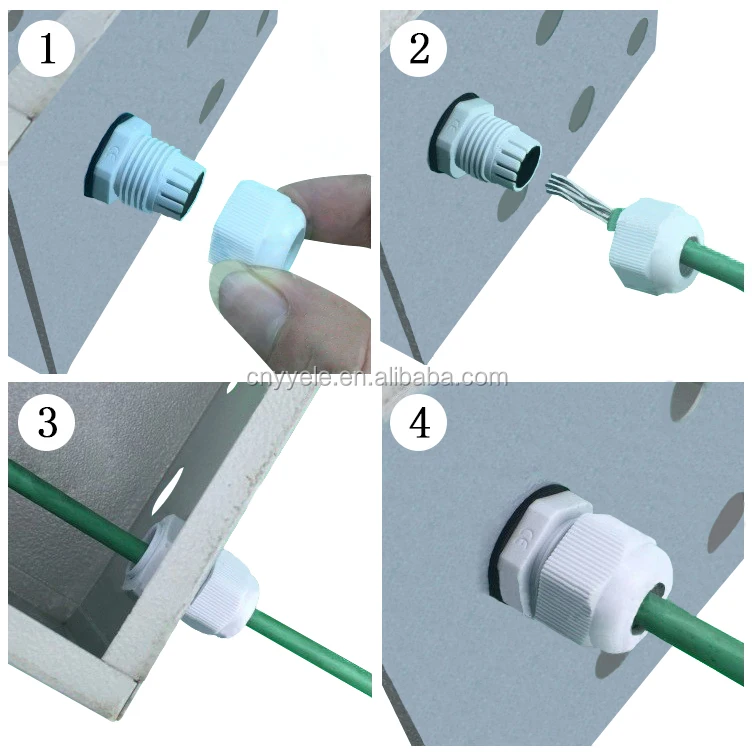 Waterproof Rubber Cable Gland M25 - IP68 Protection