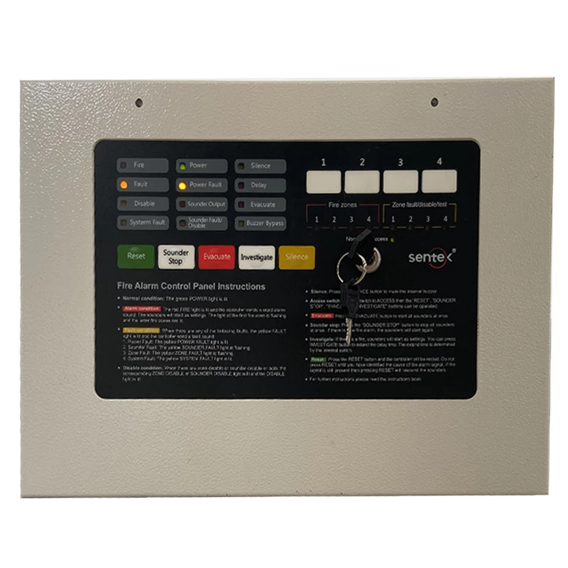 SENTEK 1/2/4 Zone Fire Alarm Control Panel - Reliable Security