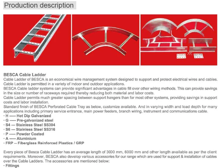 Cable Ladder External Riser - Durable & Efficient Solutions